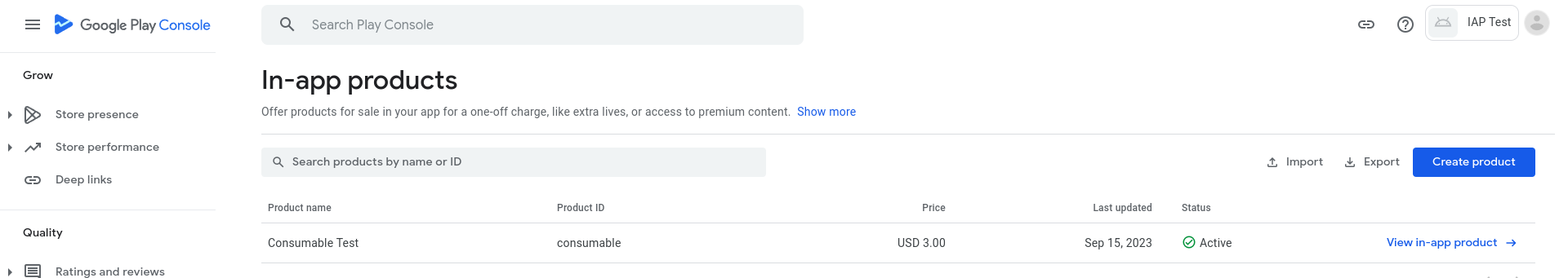 Inapppurchase Package Unable To Load Products From Play Store · Issue 134812 · Flutter