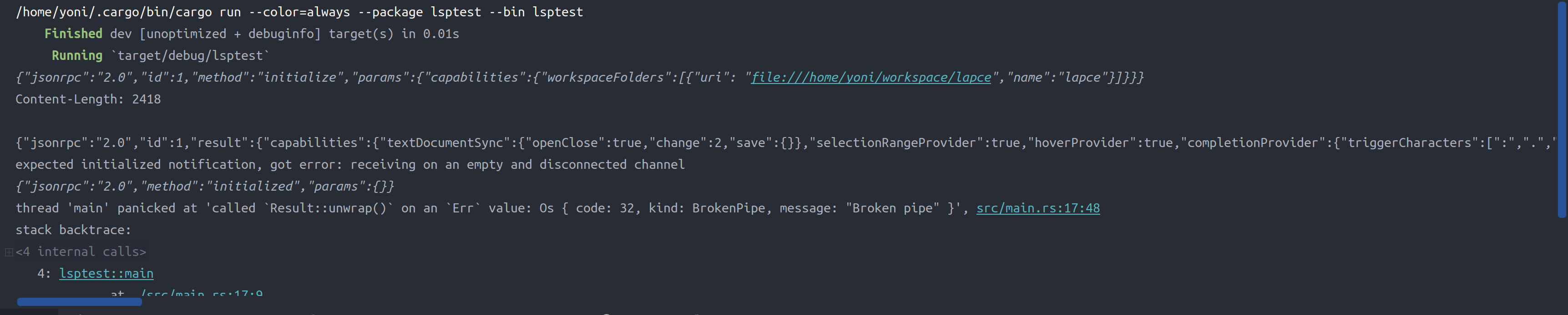 [help please] communicating with the binary directly · Issue #12683 · rust-lang/rust-analyzer ...