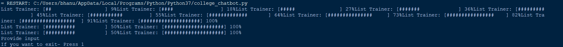 GitHub - bhanuprakaash/ChatBot-for-college-website