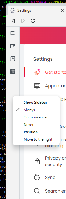Add sidebar position menu entry to sidebar context menu · Issue #27160 ...