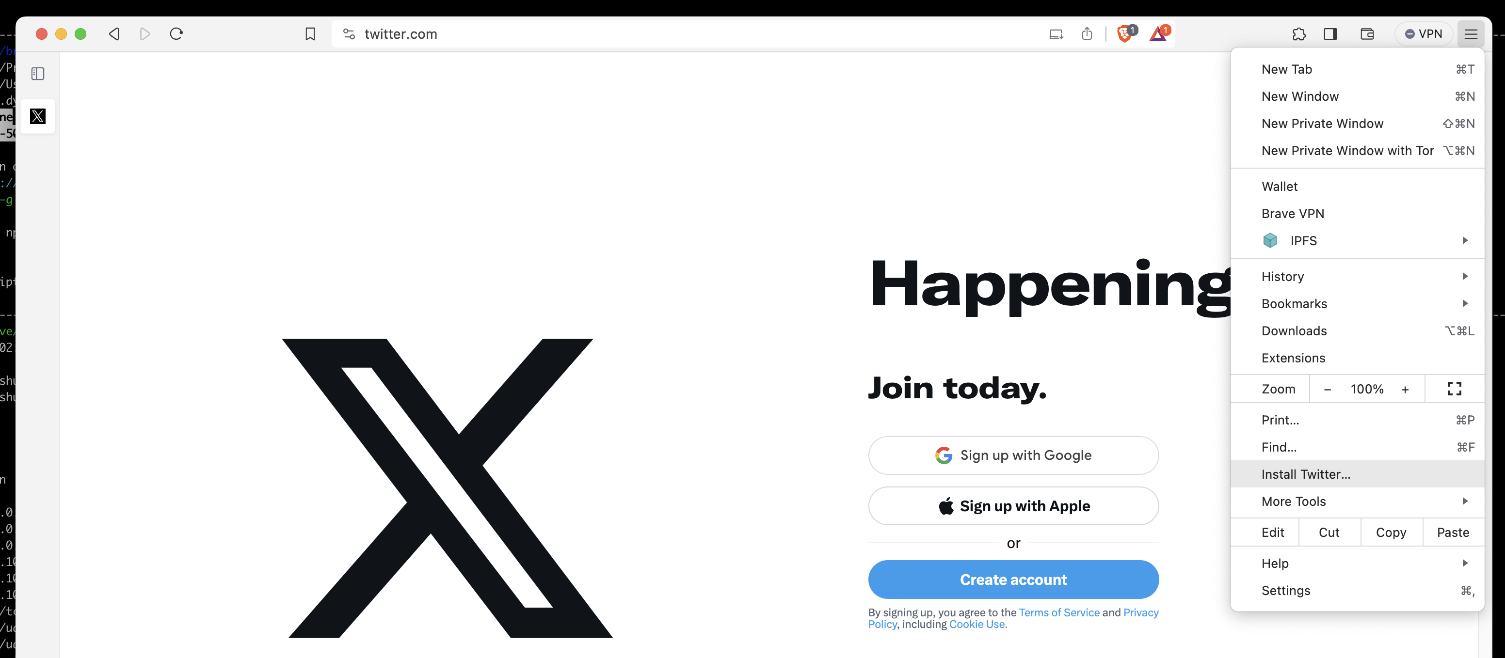 Reorganize application menu structure · Issue #32410 · brave/brave-browser · GitHub