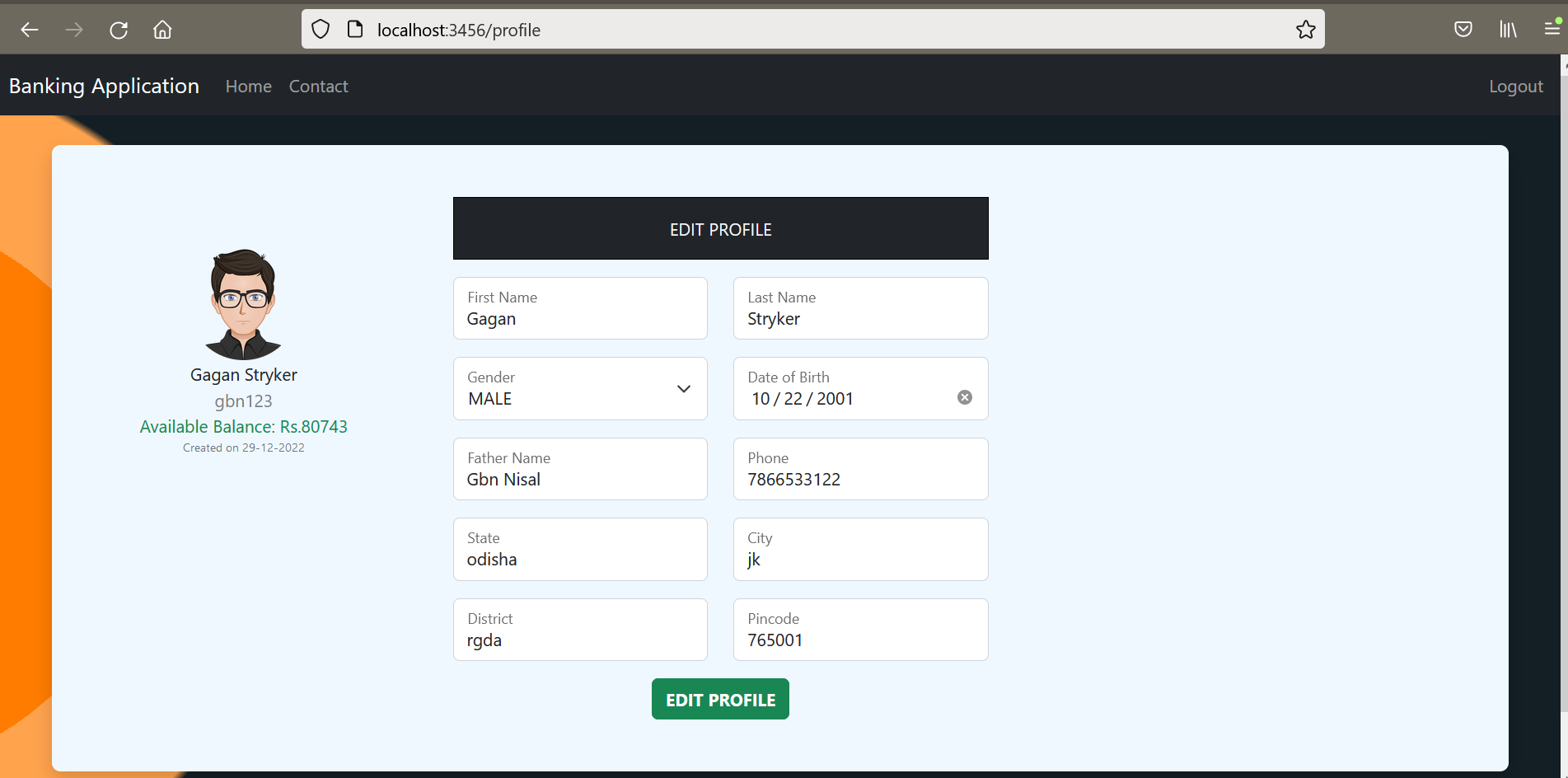 GitHub - gagan-bihari-nisal/Banking-Project