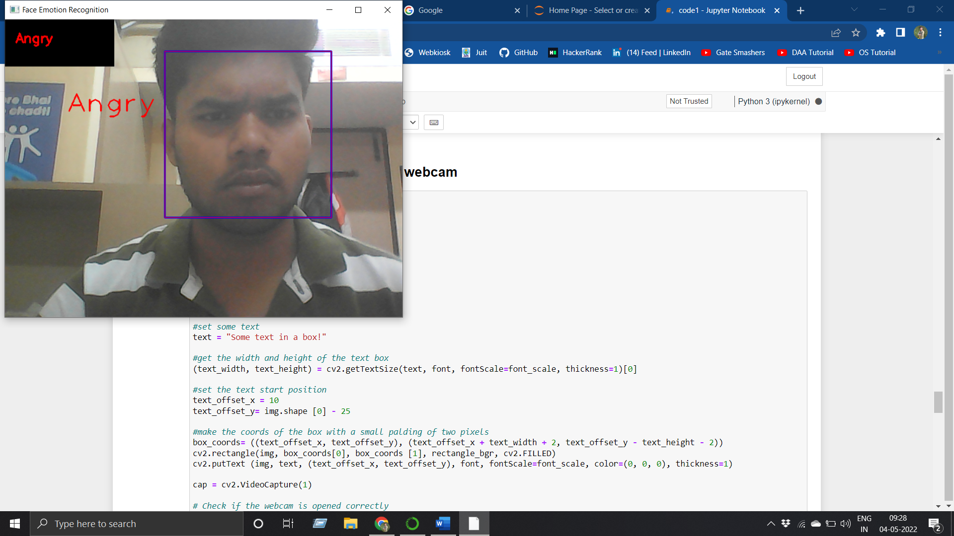 GitHub - webdevwithAJ/real_time_face_emotion_recognition: Minor Project