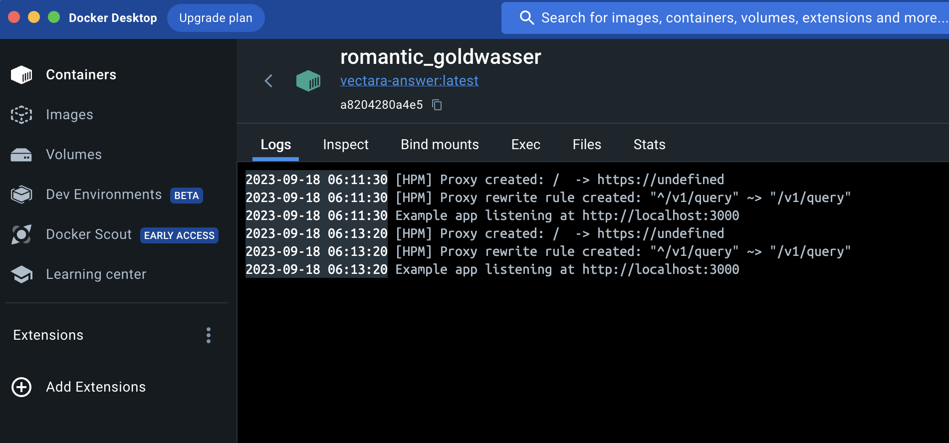 Cannot Load Vectara-answer or vectara-ingest · Issue #63 · vectara/vectara-answer · GitHub