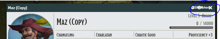 Compact mode - Character Sheet title bar · Issue #85 · ernieayala/ernies-modern-layout · GitHub
