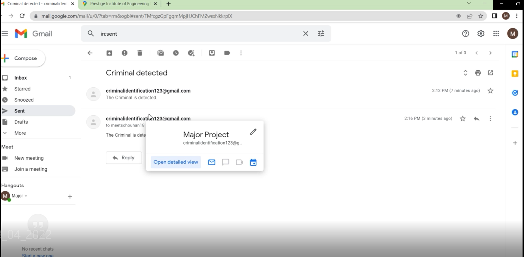 GitHub - sneha2310/Criminal-face-detection