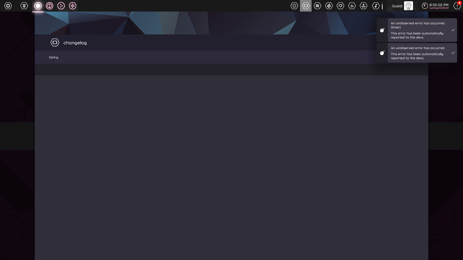 Opening changelog while not connected to Internet causes an unobserved error · Issue #21752 ...