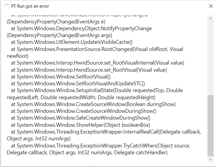 Powertoys Run got an error.... again. · Issue #5485 · microsoft ...