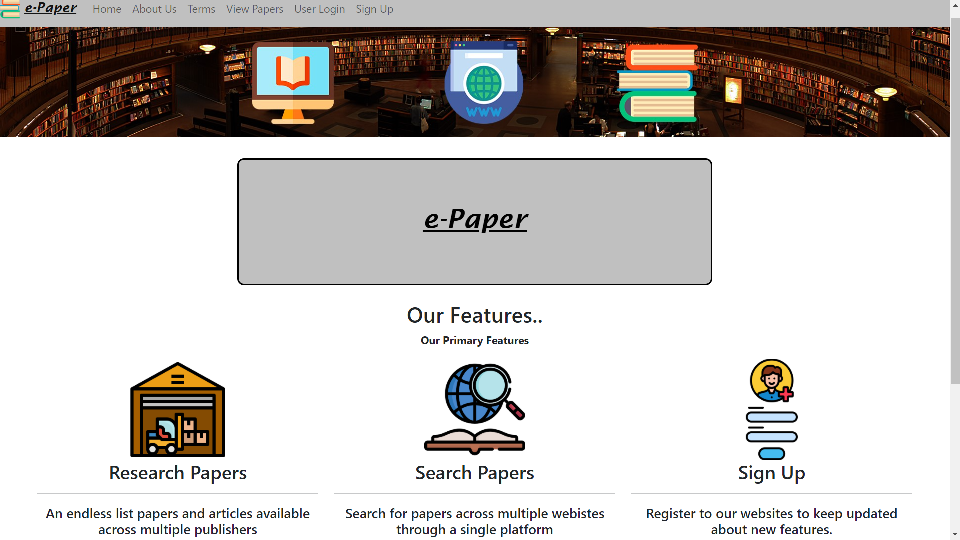 GitHub - Athreyadg/epaper: .Net web application to search for research ...