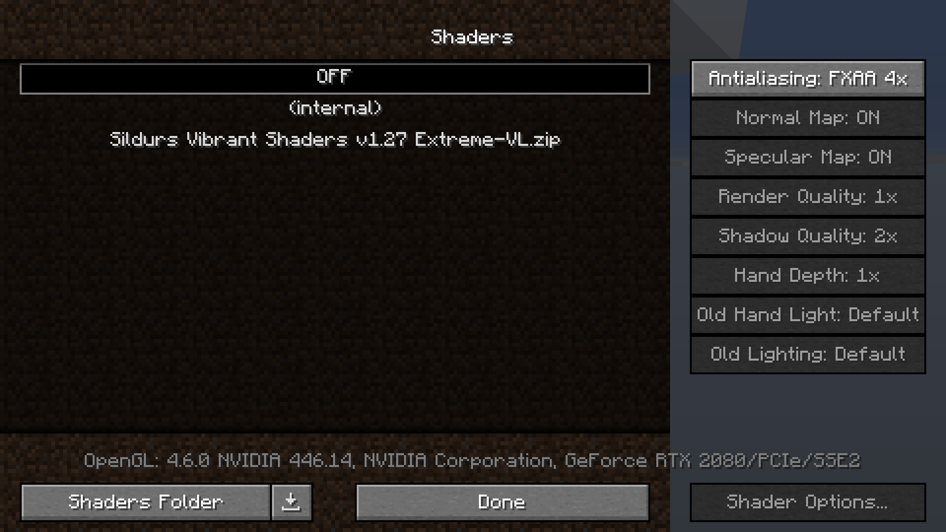 [Bug] Rendering issue between 36 and 37 render distance (1.16.1 pre 2 ...