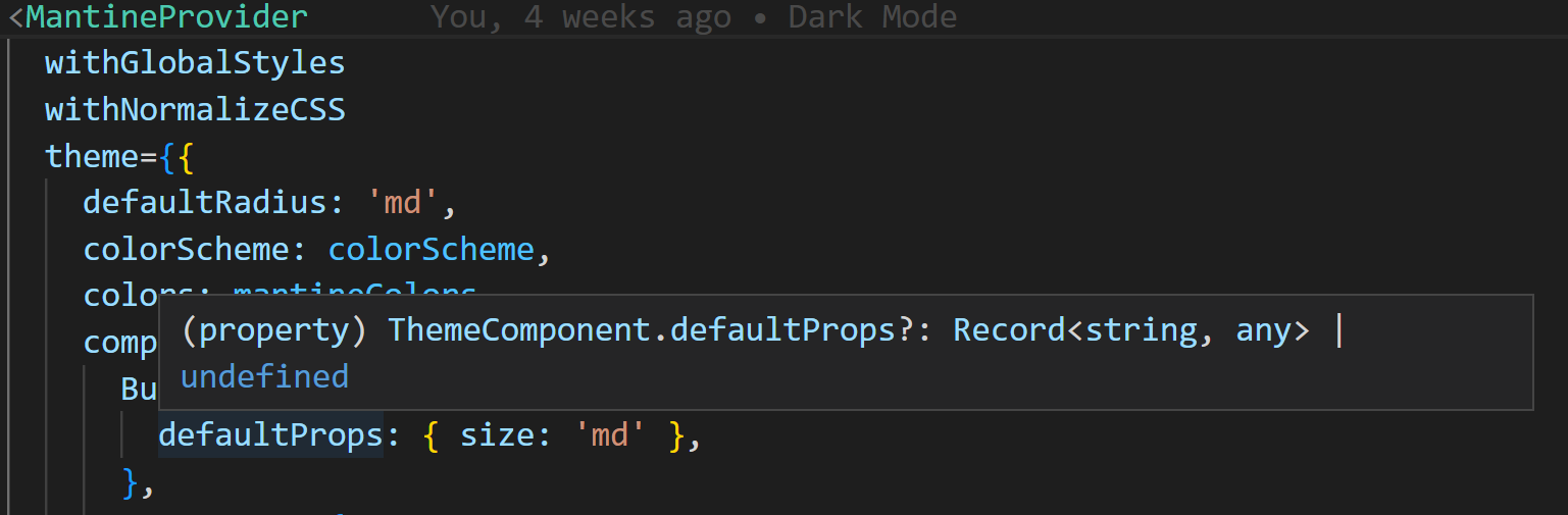 Update Typescript on `MantineProvider` · mantinedev · Discussion #3072 · GitHub
