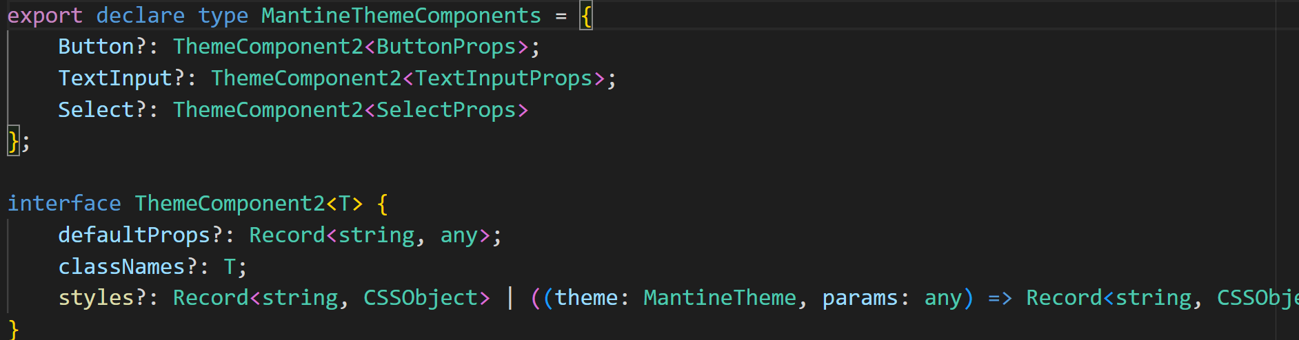 Update Typescript on `MantineProvider` · mantinedev · Discussion #3072 · GitHub
