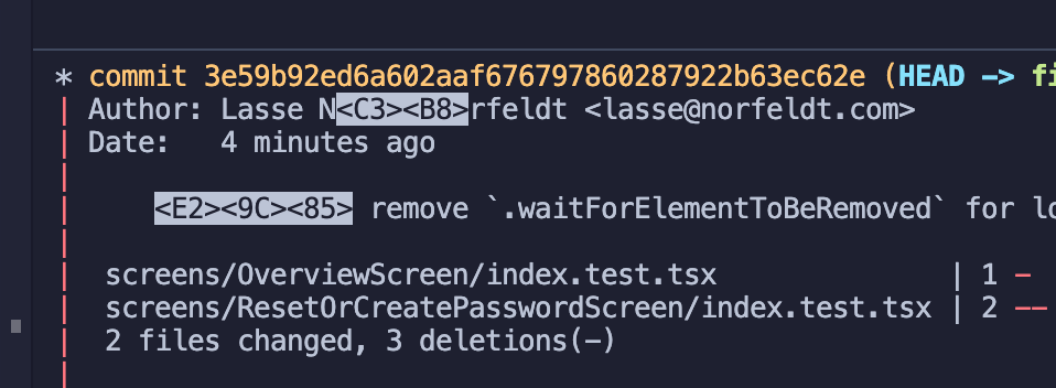 Characters not being rendered properly in the terminal · Issue #166936 ...