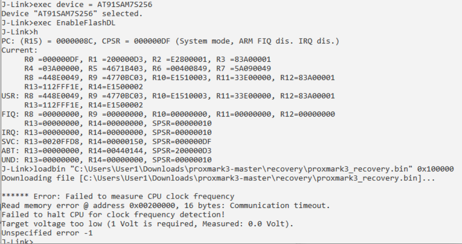 Bricked Proxmark3 rdv4 - can't fix! · Issue #891 · Proxmark/proxmark3 · GitHub