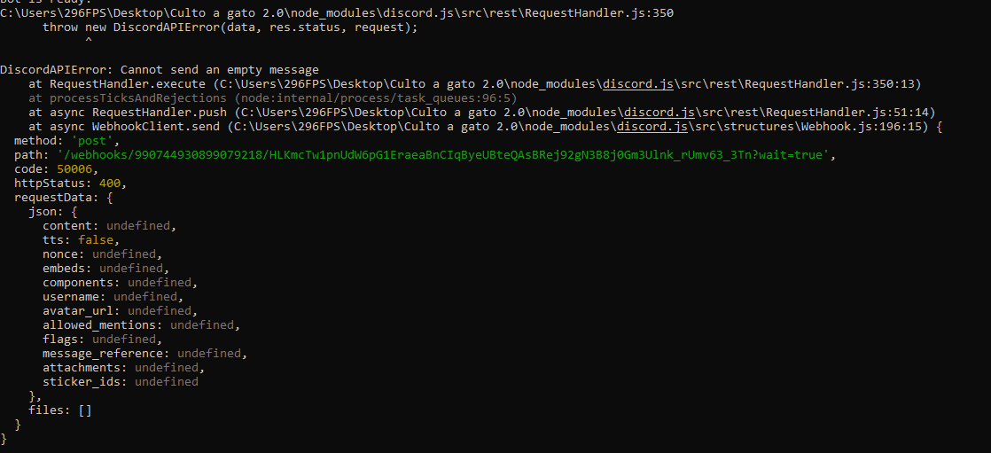 Webhook Embed doesn't work · Issue #886 · dbm-network/mods · GitHub
