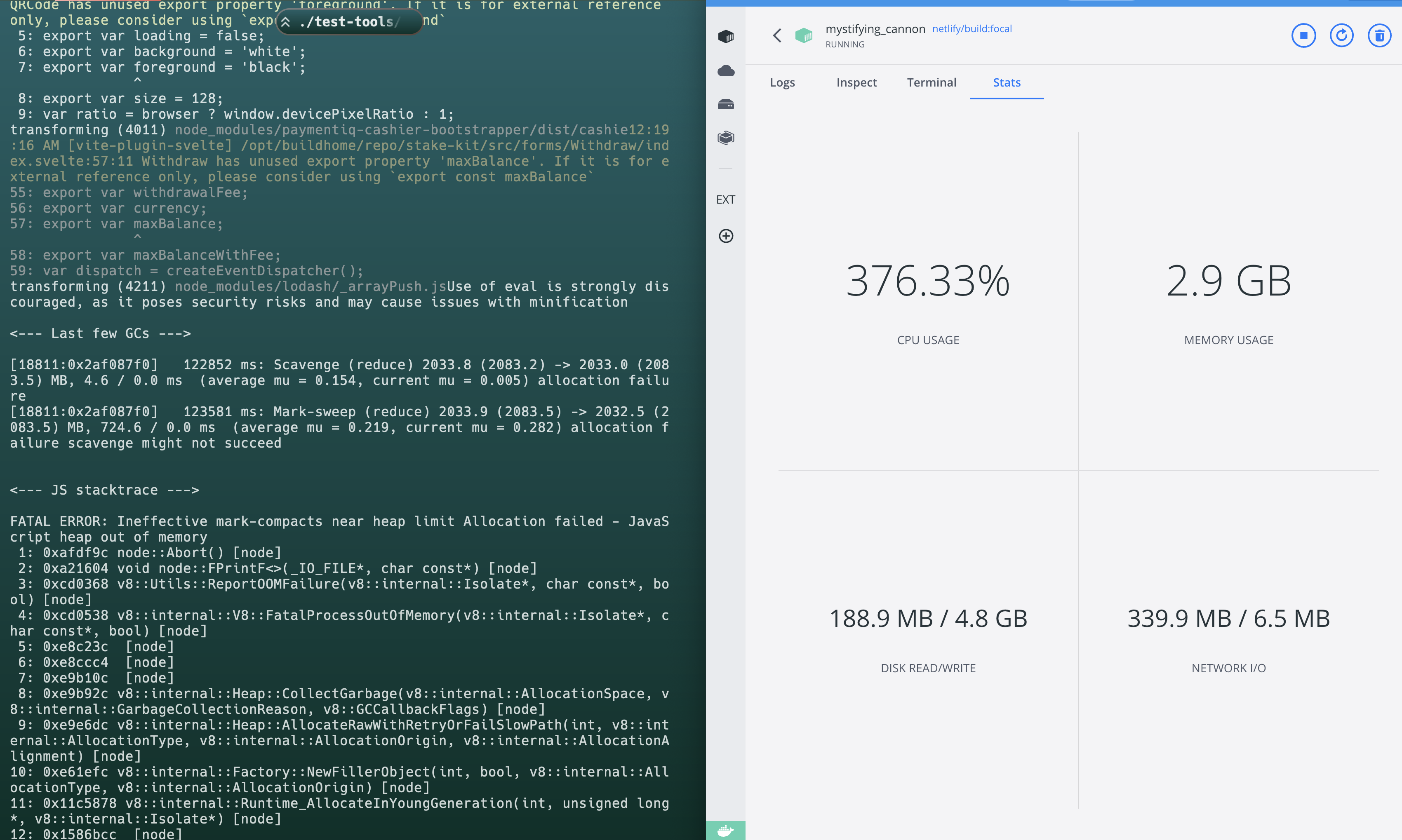 vite build error: out of memory · Issue #2433 · vitejs/vite · GitHub