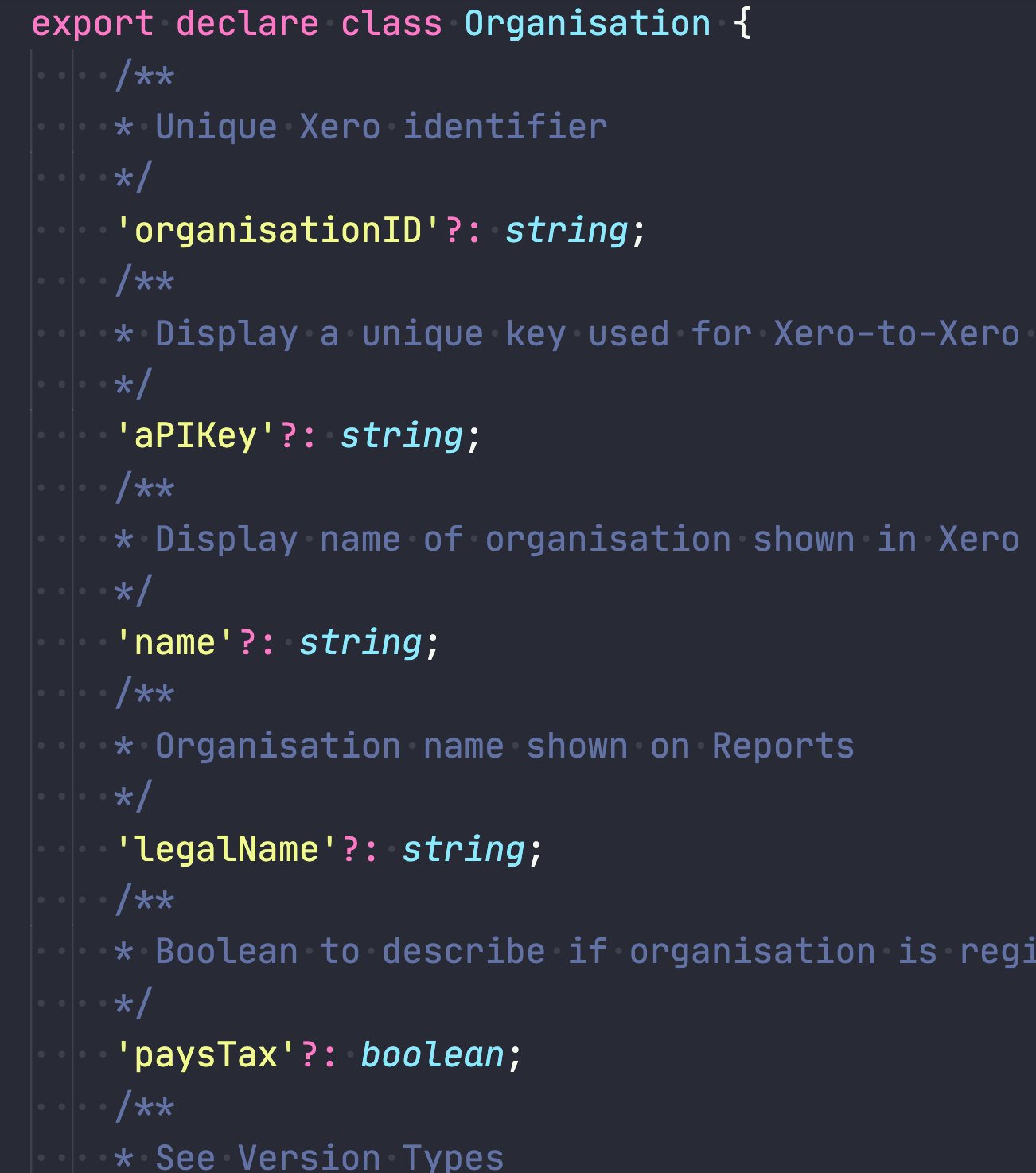 All typescript interfaces are partial, some are weirdly cased · Issue #414 · XeroAPI/xero-node ...