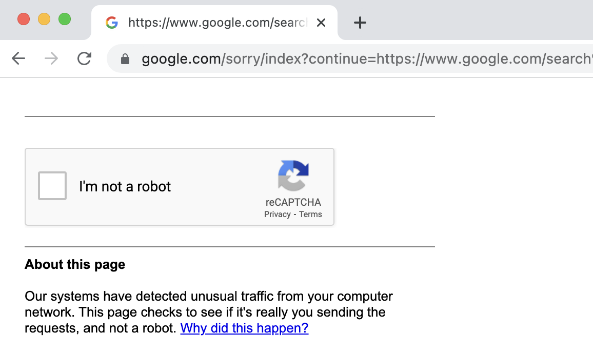 Examples that use Google might need to change · Issue #1739 · seleniumbase/SeleniumBase · GitHub