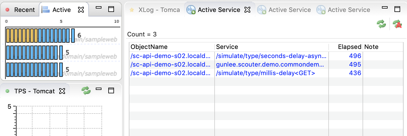 실시간서비스목록 1. Active service 이퀄라이저 클릭시 실시간 서비스 목록 화면 오버레이 기능 · Issue #151 · scouter-contrib ...