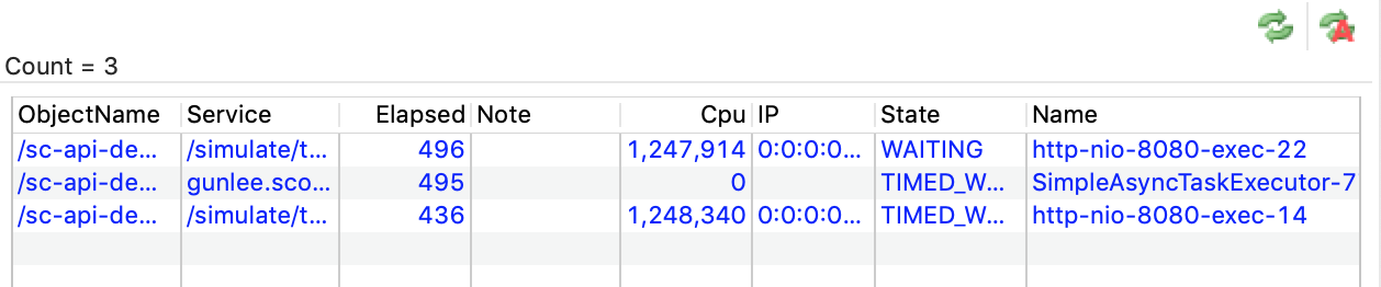 실시간서비스목록 1. Active service 이퀄라이저 클릭시 실시간 서비스 목록 화면 오버레이 기능 · Issue #151 · scouter-contrib ...