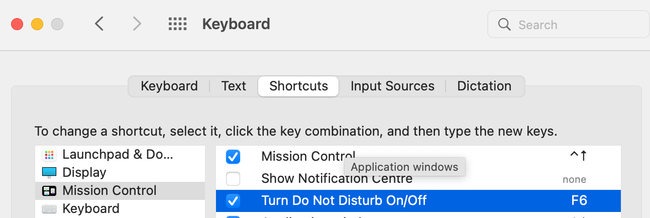 Do Not Disturb (f6) function key not working on new 14/16" MBP · Issue ...