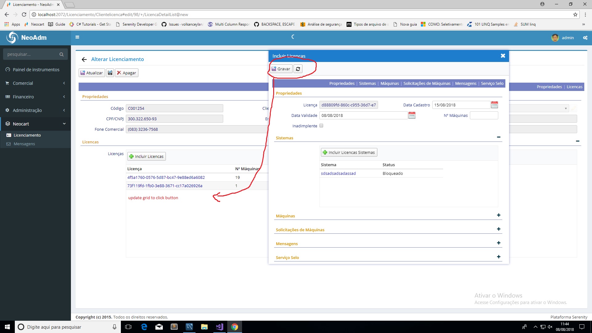 Update grid masterDetails click button dialog son · Issue #3819 · serenity-is/Serenity · GitHub