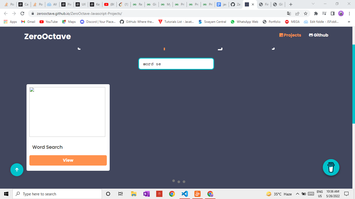 Word Search · Issue 712 · Astrodevil Zerooctave Javascript Projects · Github