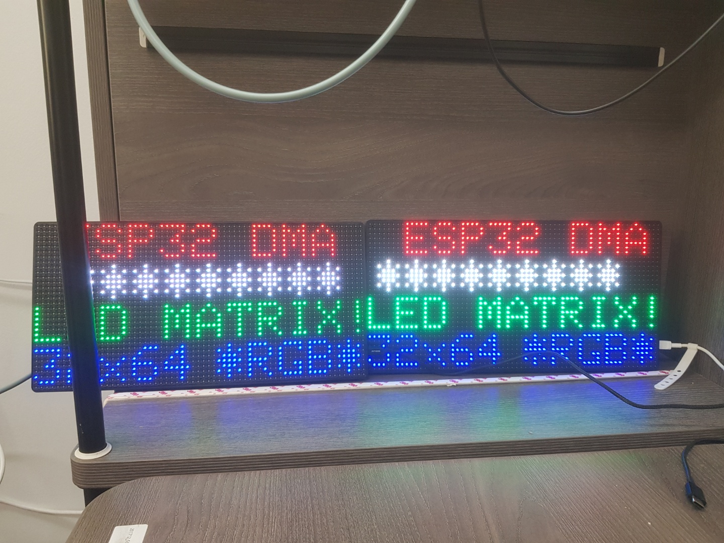 How to increase the brightness · Issue #285 · mrcodetastic/ESP32-HUB75-MatrixPanel-DMA · GitHub