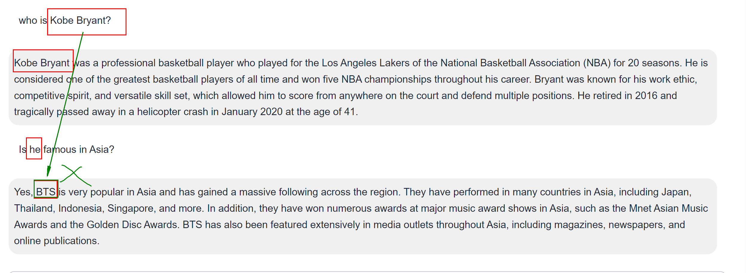 When there are multiple rounds of Q&A, the new answer will lose its relevance to the previous ...