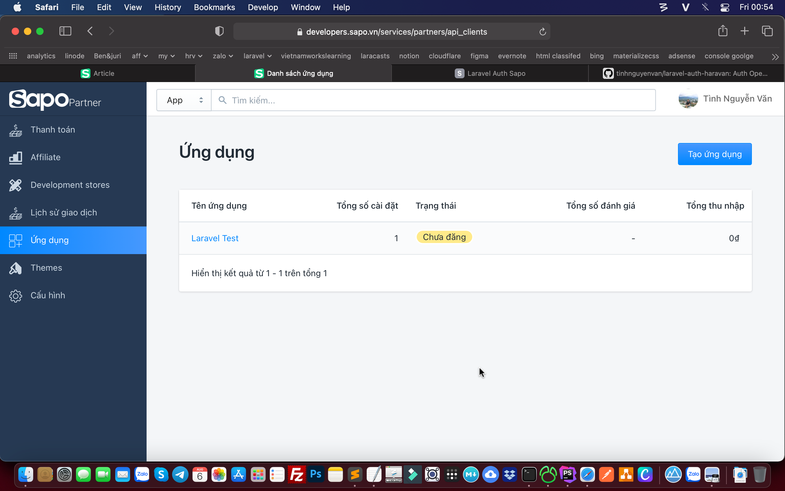 GitHub - tinhnguyenvan/laravel-auth-sapo: Auth OpenID Sapo