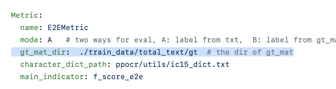 PGNET配置文件中gt_mat_dir是什么格式呢，文档中没有介绍 · Issue #3348 · PaddlePaddle/PaddleOCR · GitHub