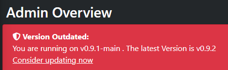 [Feature] version chhecker · Issue #750 · Ctrlpanel-gg/panel · GitHub