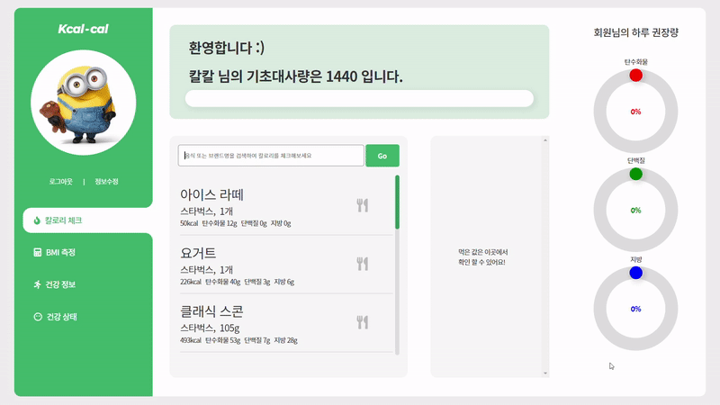 GitHub - uj-kim/Kcal-cal