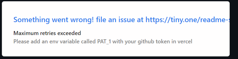 Server is down? · Issue #852 · anuraghazra/github-readme-stats · GitHub