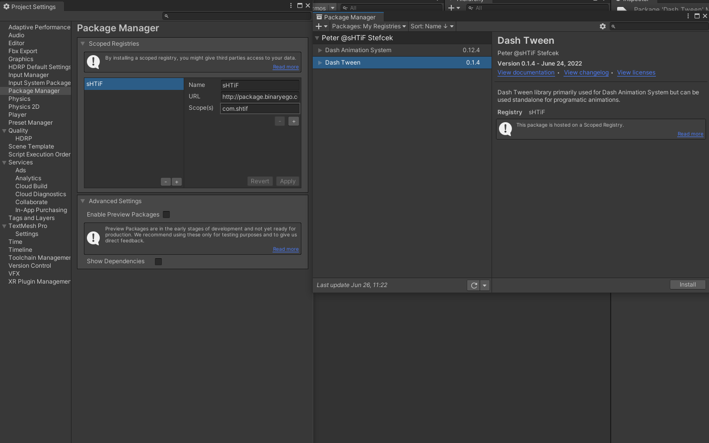 Couldn't find RuntimeTransformHanlde in Package Manager · Issue #5 · pshtif ...