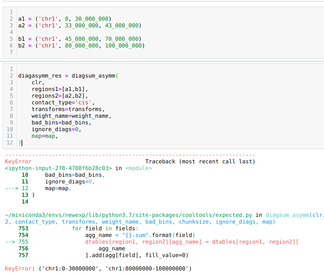 groupby of regions inside _diagsum/_blocksum yields unnecessary combinations · Issue #166 ...