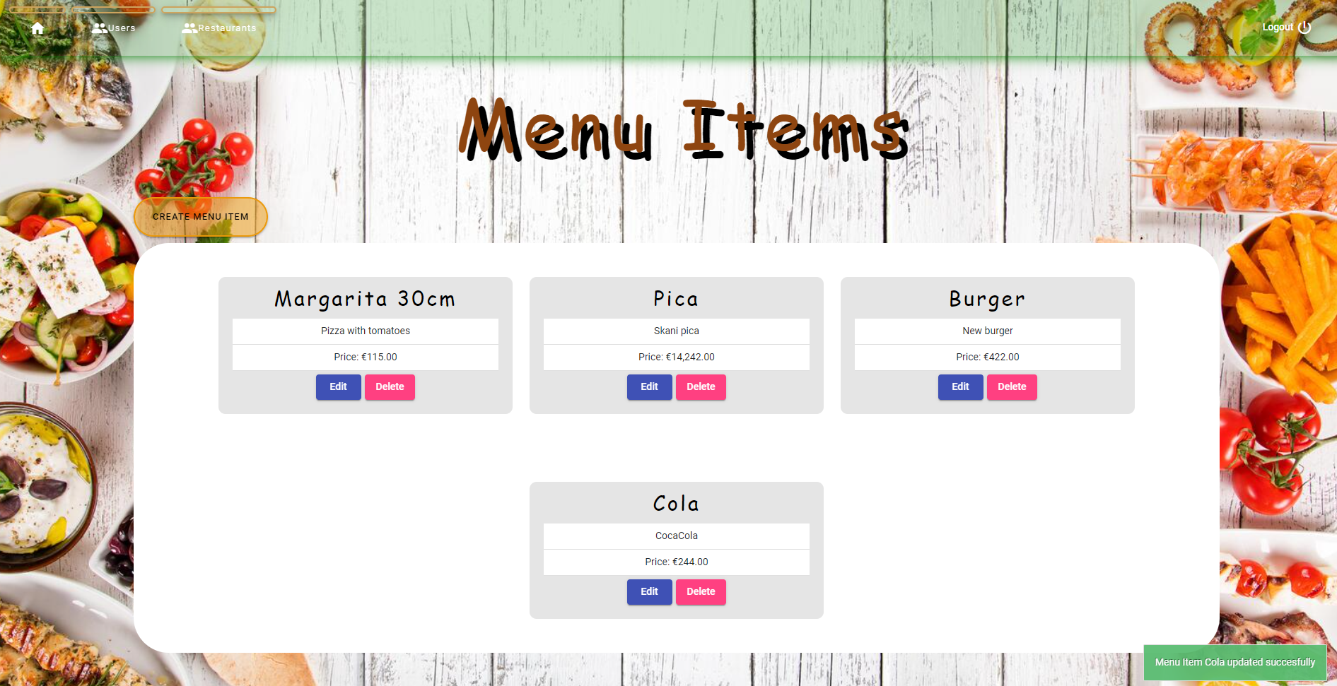 GitHub - JustasVai/RestaurantManagement