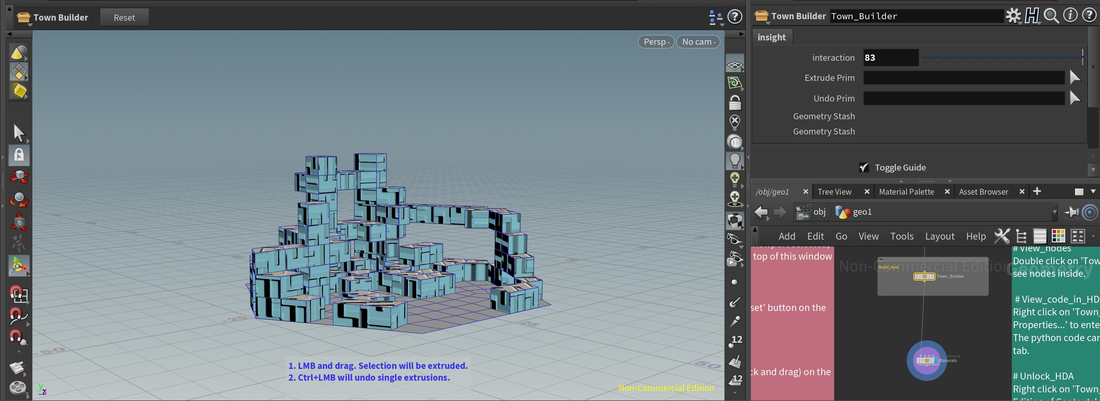 GitHub - 20000706/TownBuilder: Houdini procedural modelling tool