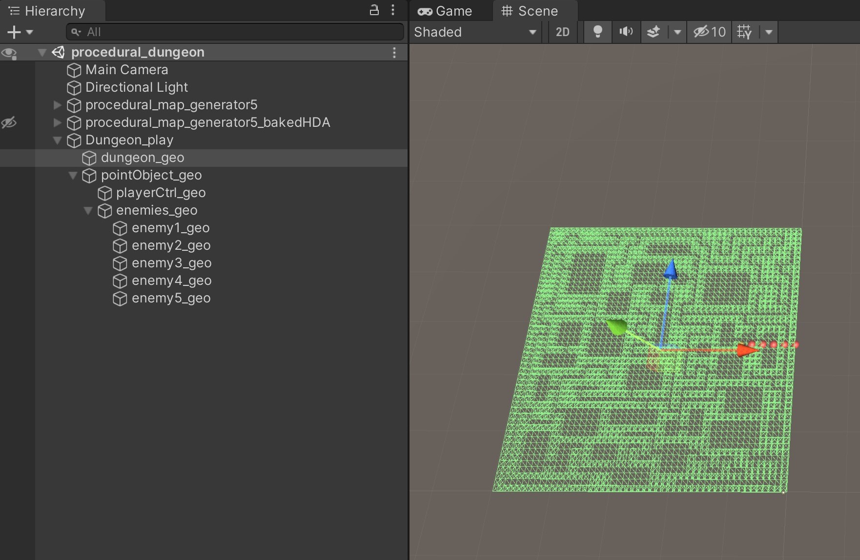 GitHub - 20000706/procedural_dungeon: Procedural game environment