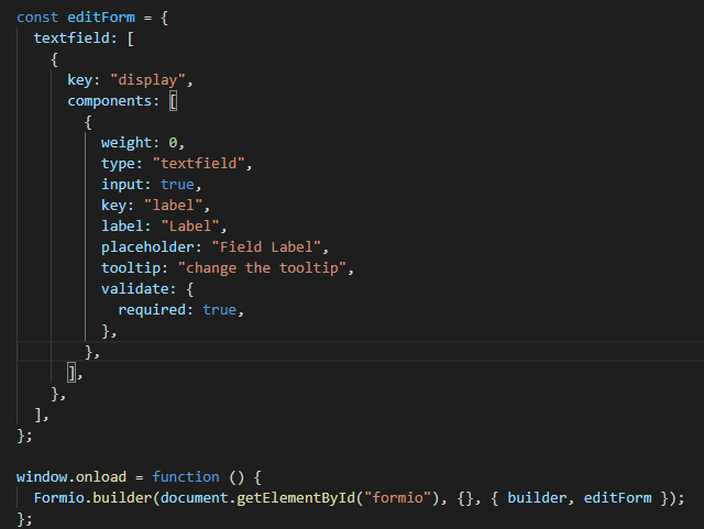 Overwrite the formio component inside formio dialog · Issue #3469 · formio/formio.js · GitHub