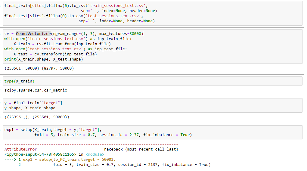 Countvectorizer Tfidfvectorizer With Pycart · Issue 960 · Pycaret Pycaret · Github