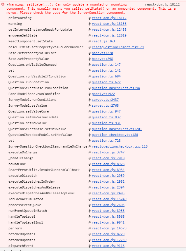 Warning: setState(...): Can only update a mounted or mounting component. ... Please check the ...