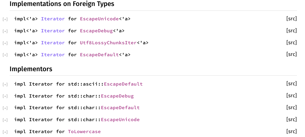 The Iterator Trait Is Not Always Linked In The List Of Implementors · Issue 61958 · Rust Lang 3629