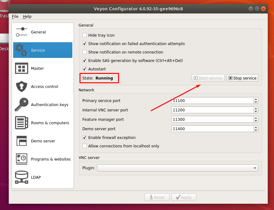 Error start Veyon (dev) on Ubuntu - Commit 3,826 · Issue #362 · veyon/veyon · GitHub