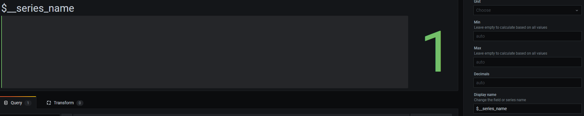 Bar Gauge missing label in case theres only one metric · Issue #17683 ...