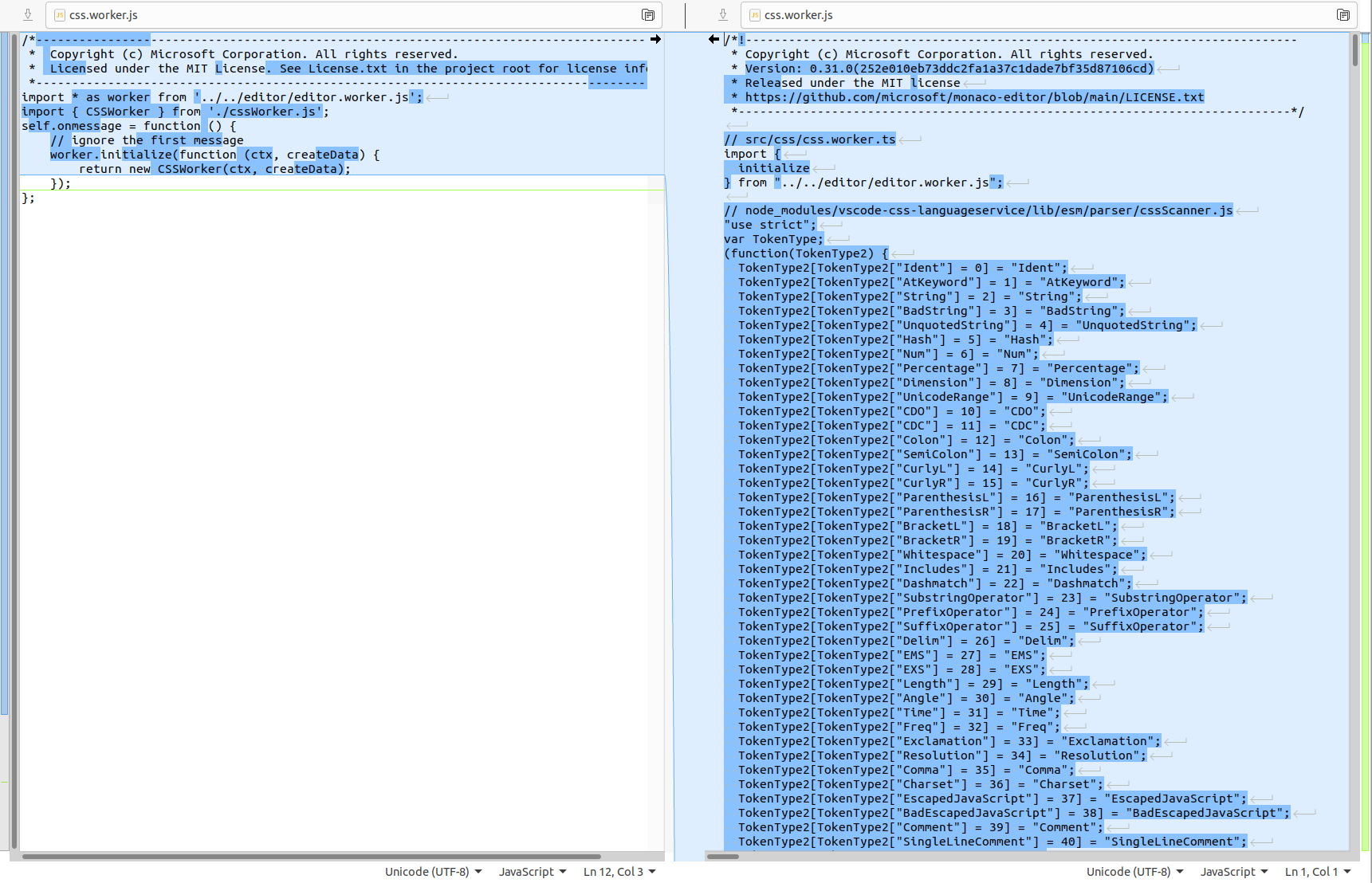 [Bug] 0.31.0 broke the parcel esm css.worker.js build · Issue #2838 · microsoft/monaco-editor ...