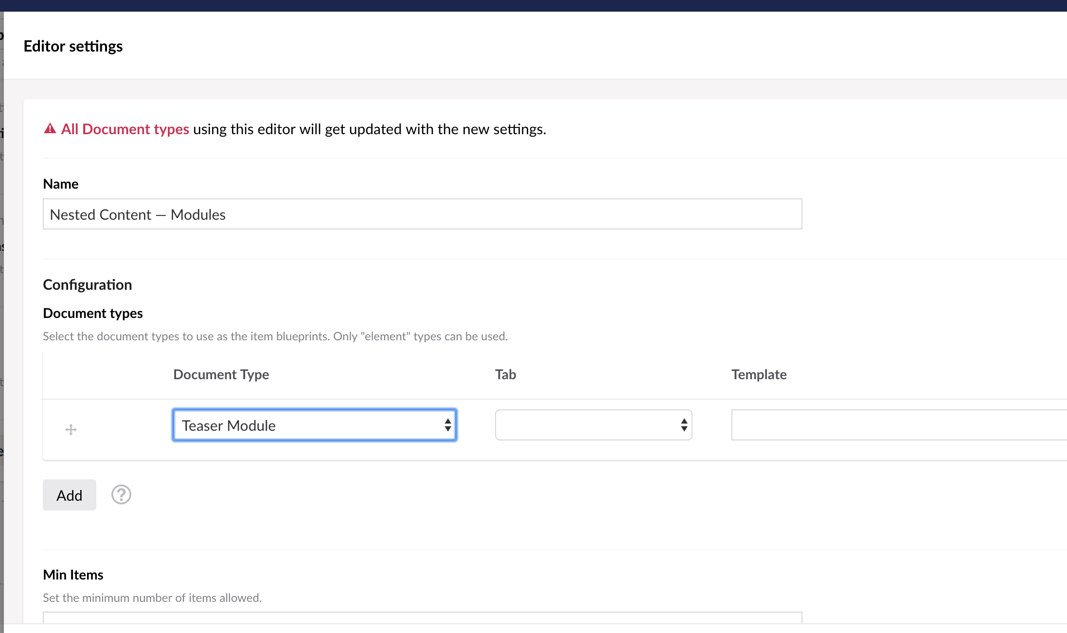 Adjust naming in Nested Content configuration to fit ElementType · Issue #4686 · umbraco/Umbraco ...