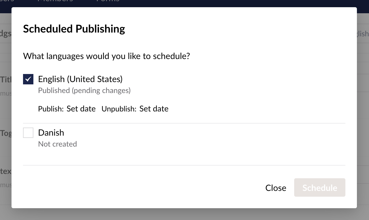 V8 Cannot Set Unpublish Date For Published Language Variants · Issue 5082 · Umbracoumbraco 4162