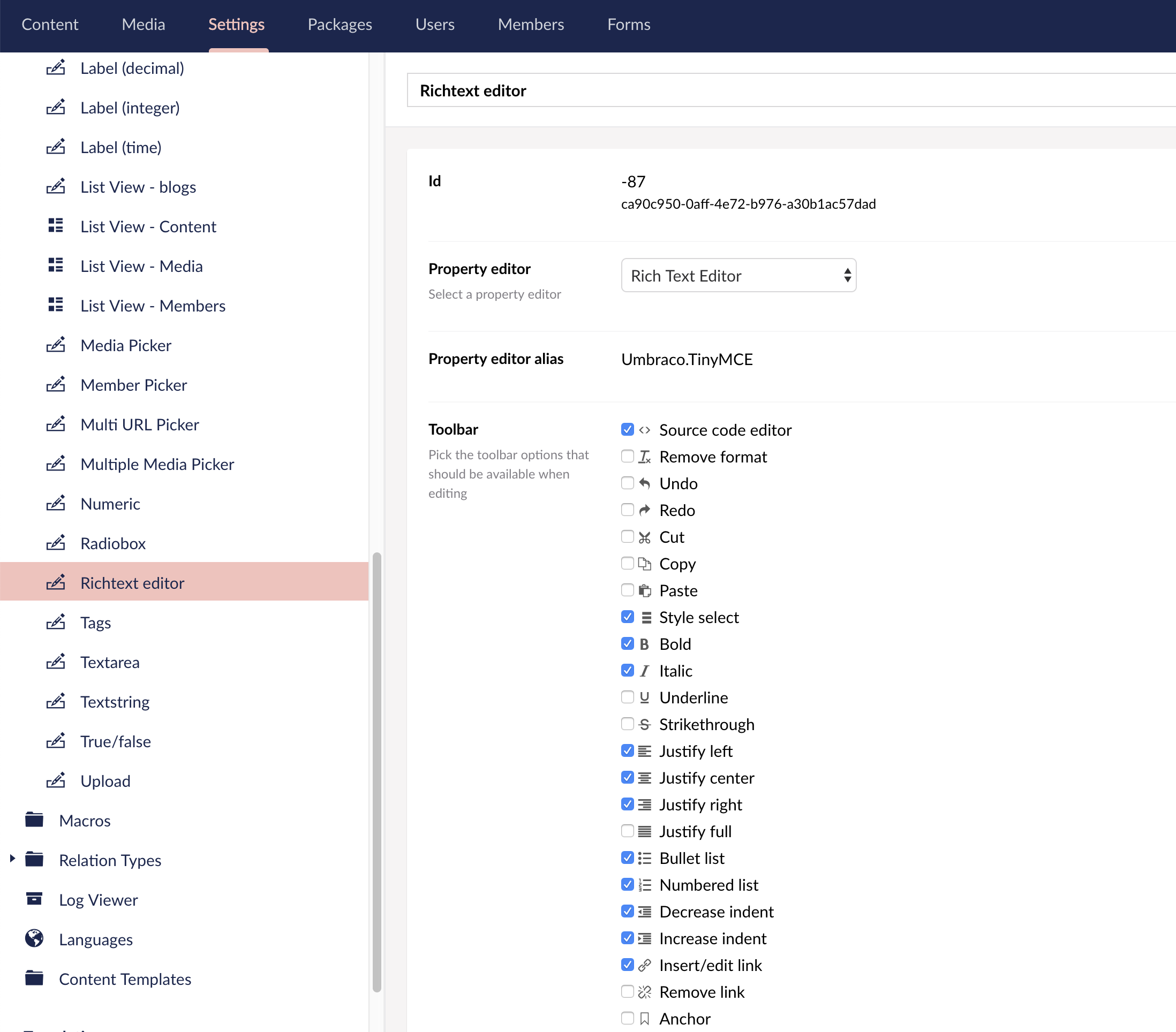 V8: Editing a DataType in infinity editing does not layout correctly · Issue #5154 · umbraco ...