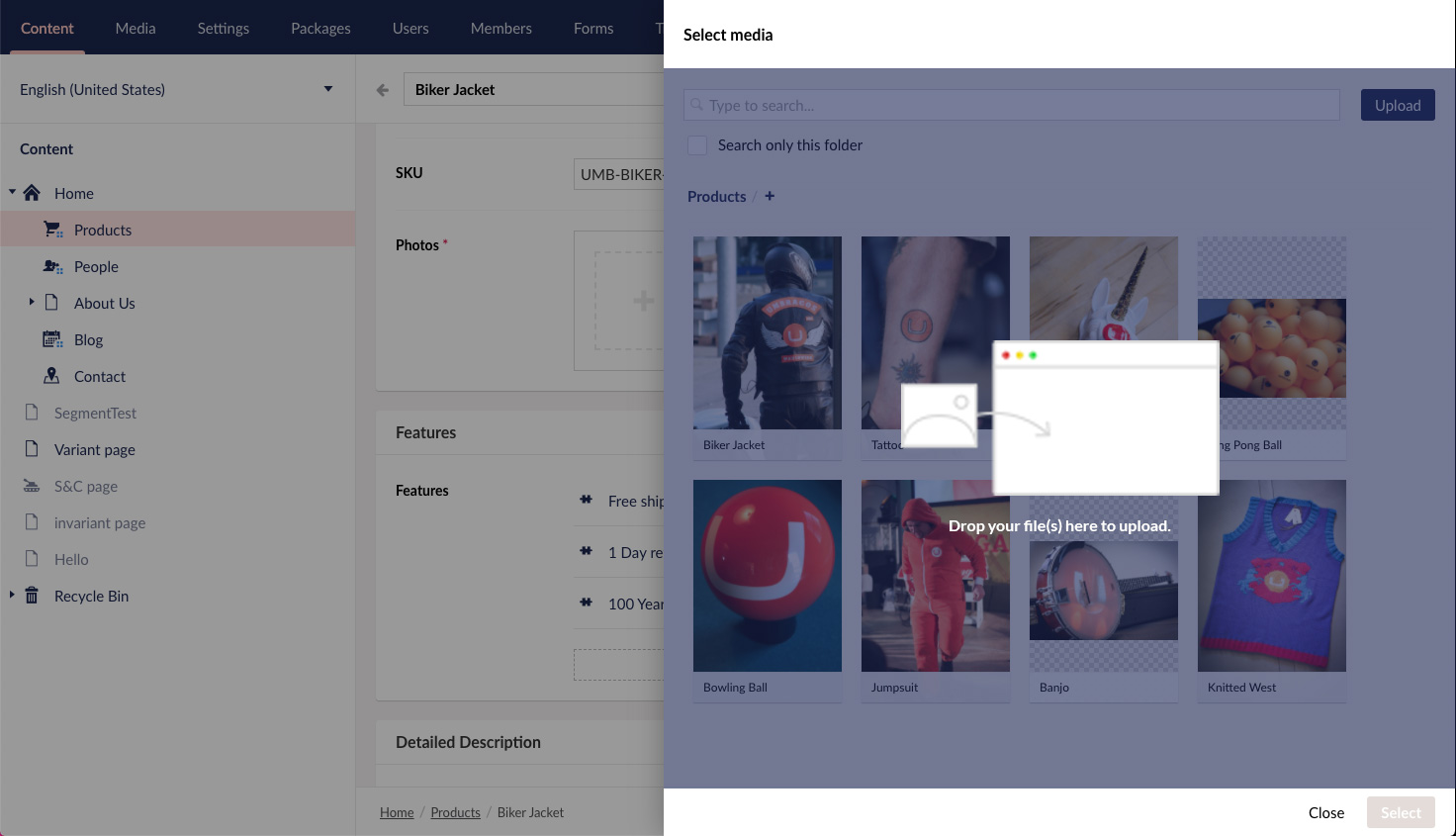 UI change to drop-files in Media-Picker · Issue #8075 · umbraco/Umbraco-CMS · GitHub